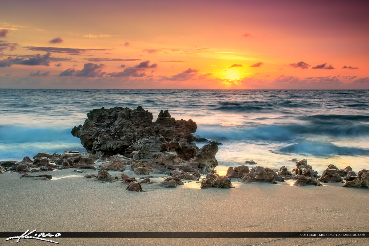 Sunrise at the Beach in Jupiter Island Florida | HDR Photography by ...