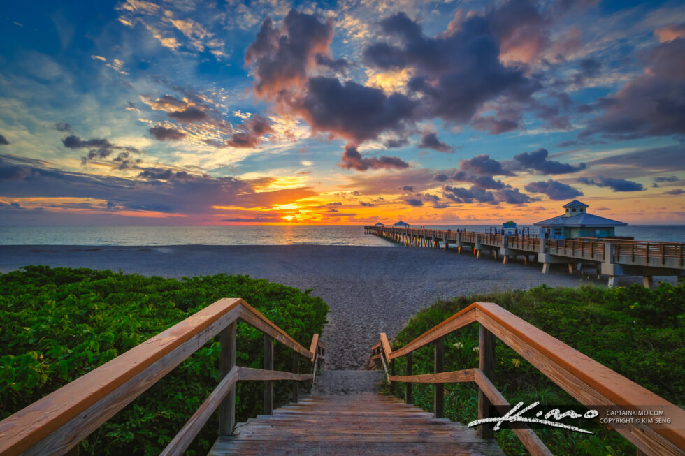 Juno beach Pier Sunrise June 24 2020 | HDR Photography by Captain Kimo