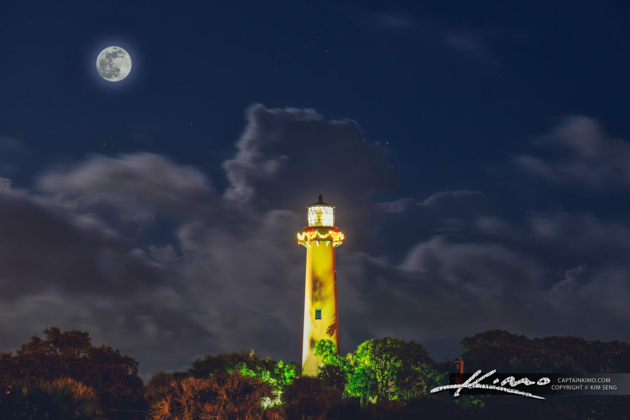 December 2021 Full Moon Rise Jupiter Florida | HDR Photography by ...