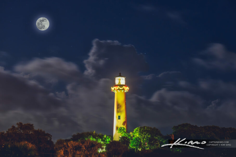 December 2021 Full Moon Rise Jupiter Florida | HDR Photography by ...