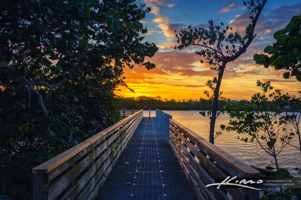 Burt Reynolds Park Boat Ramp Jupiter Florida Sunset | HDR Photography ...