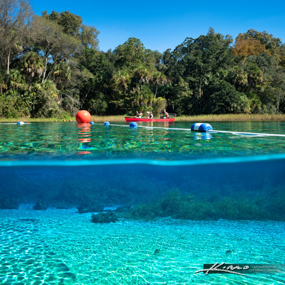 Rainbow Springs State Park Canoeing with Underwater View | HDR ...