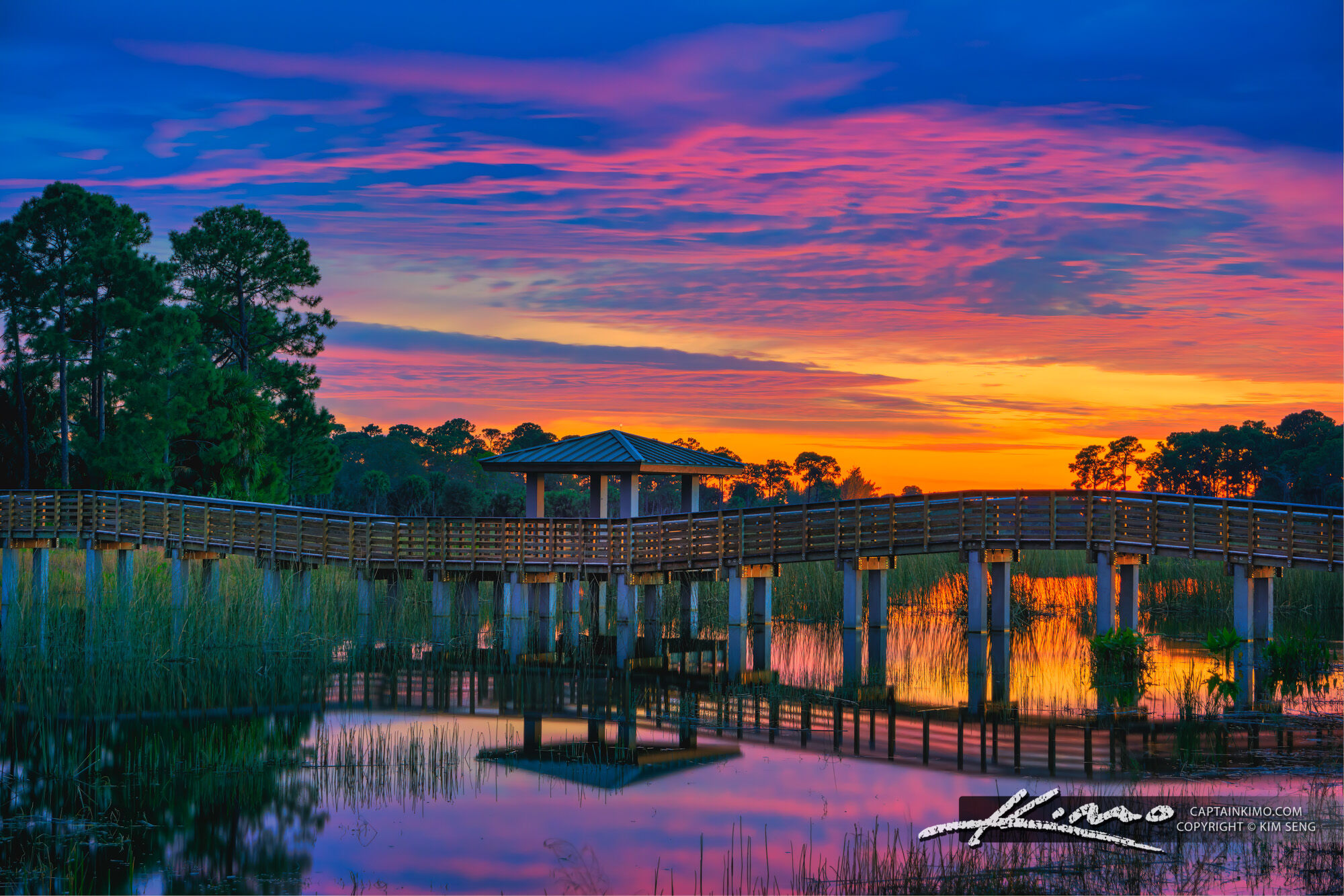 Sunset Serenity at Winding Waters | HDR Photography by Captain Kimo
