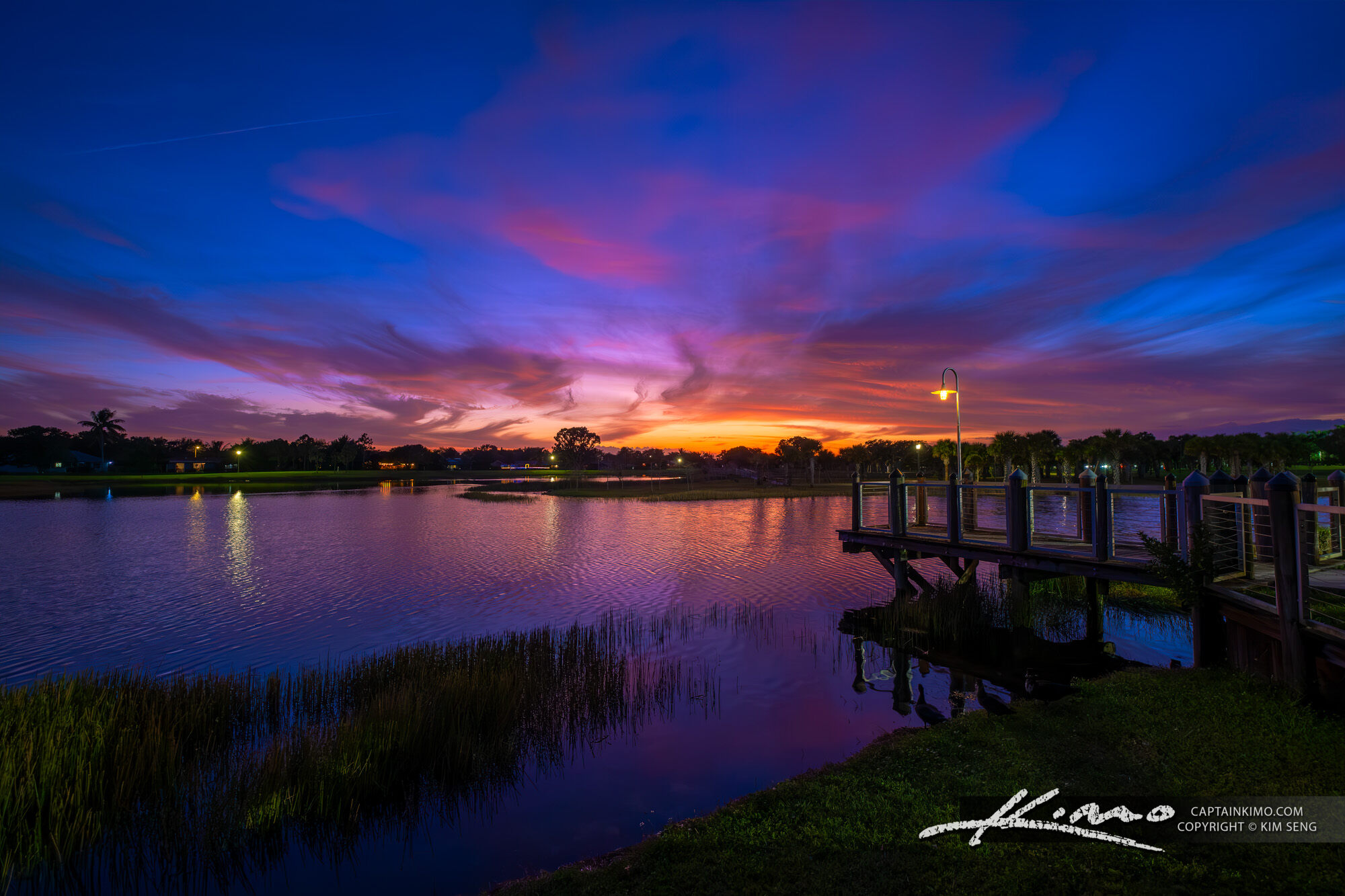 Sunset at Commons Park Royal Palm Beach Winter Festival | HDR ...