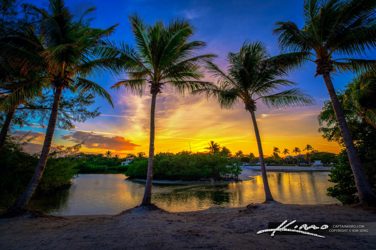 Sunset Serenity at Jupiter Inlet | HDR Photography by Captain Kimo