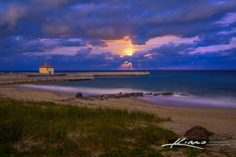 Moonrise Over Boynton Beach Inlet | HDR Photography by Captain Kimo